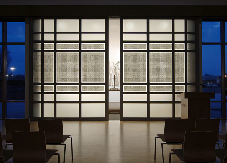 ‘Chapel Doors’ – Chris Wight – Artist in Bone China